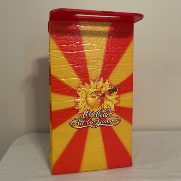 Coca Cola | Bags | Vintage 9s Coca Cola Koolit Collapsible Cooler Bag ...
